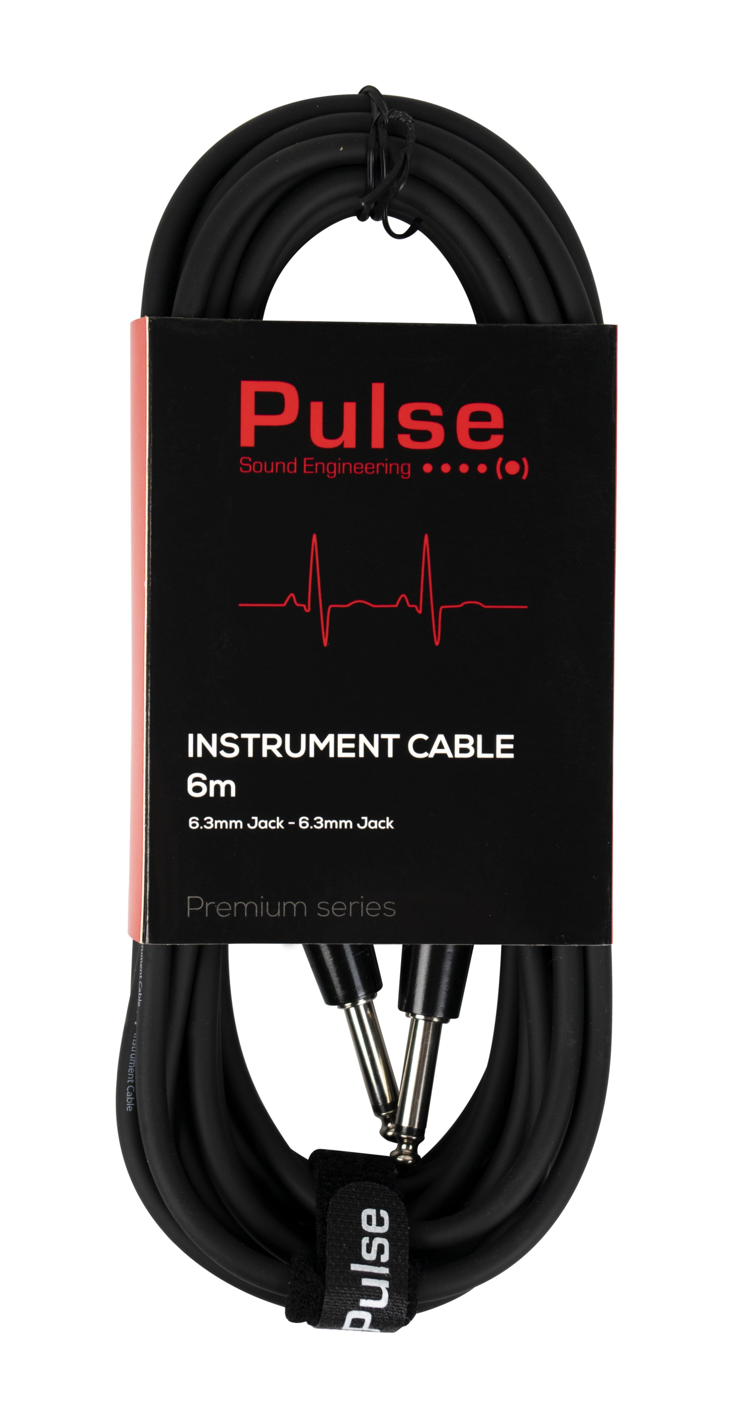 Pulse Instrumentkabel 6m Jack - Jack - Klaververkstedet